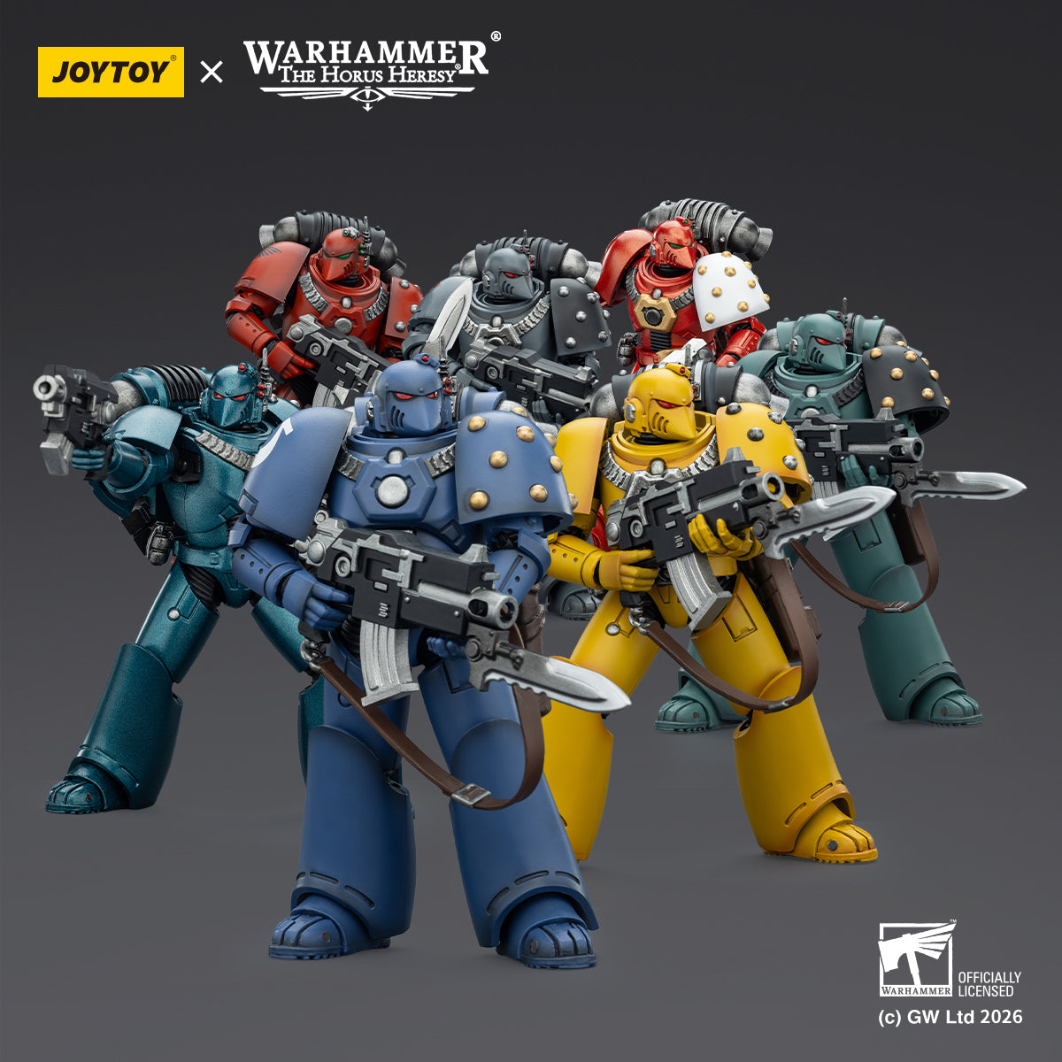 Warhammer 30K MKVI Tactical Marines (Set of 7) | Horus Heresy | JoyToy ...